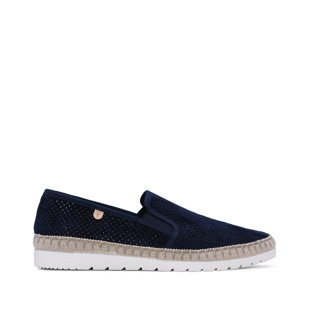 Navy Blue Men's Espadrille Shoes – Manuel Alves